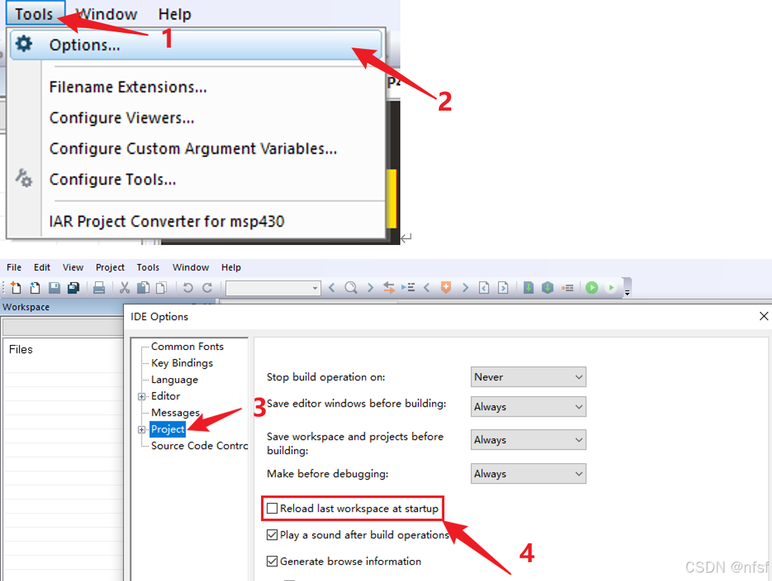 【IAR IDE for MSP430、ARM等平台的结合使用 问题：Unable to create configuration ‘Debug‘ using tool chain ...