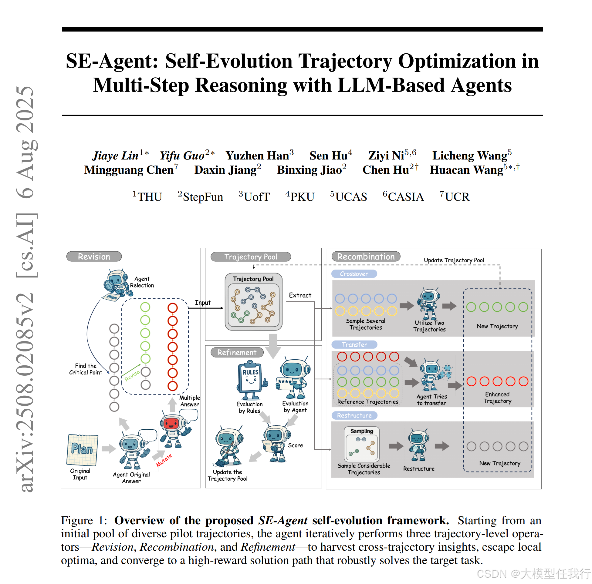 阶跃星辰：LLM自我进化框架SE-Agent_se-agent: self-evolution trajectory optimization ...