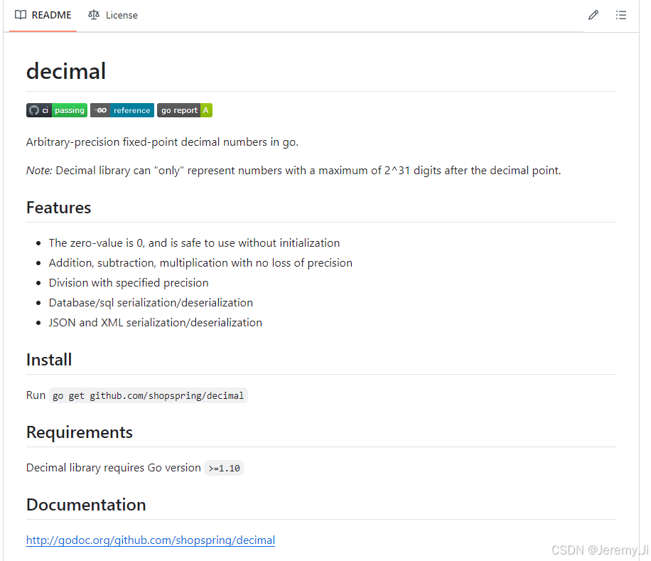 Golang 基础(十三)浮点型golang Decimal Csdn博客