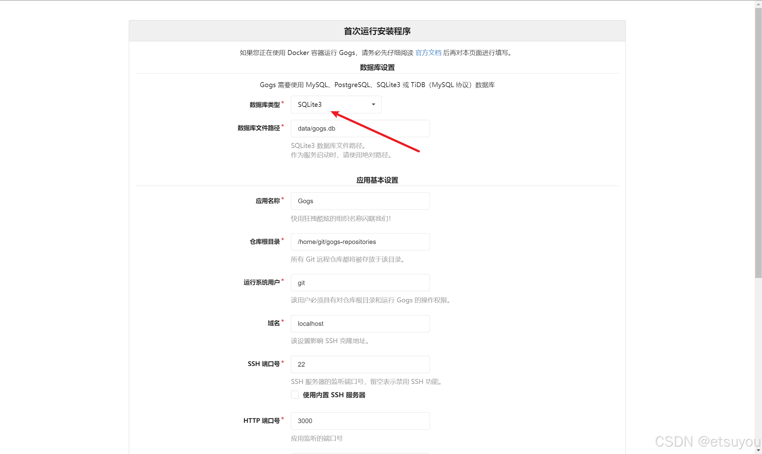 使用gogs搭建git私仓——ubuntu上gogs安装与配置 Csdn博客