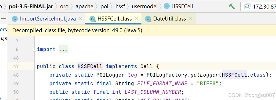 升级POI版本后导入java.lang.NoSuchMethodError_poi 3.9版本、easypoi 3.3.0版本,导出cxcel 报错java.lang.nosu-CSDN博客