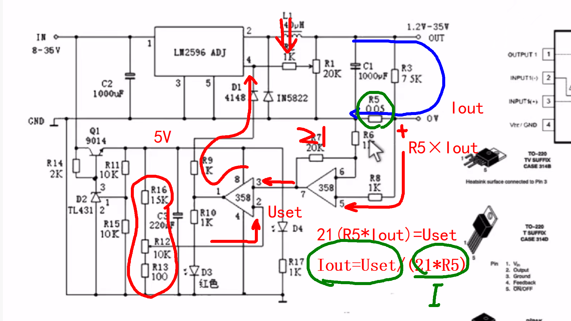 LM2596恒压恒流电路_lm2596做恒流源-CSDN博客