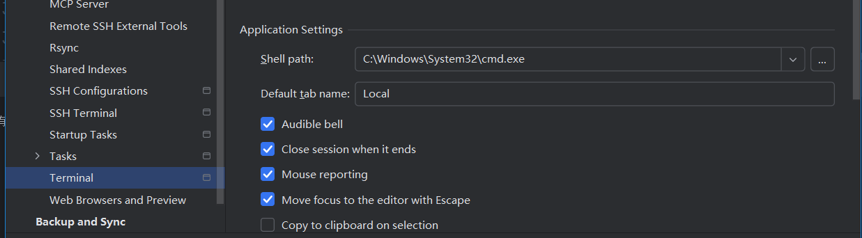 【BUG】【Python】【IDEA】terminal无法使用，报错Cannot open Local Failed to start [C:\Windows\system32\cmd.exe ...