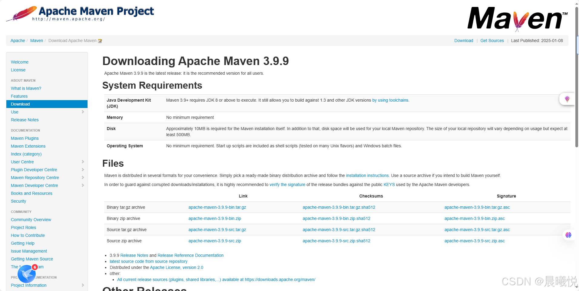 Maven下载与环境配置_maven3.9.9下载-CSDN博客