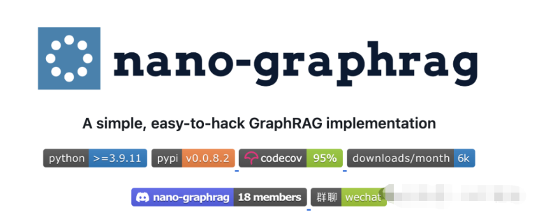 nano-graphrag: 轻量级、灵活的 GraphRAG 实现_nano rag 项目实战-CSDN博客