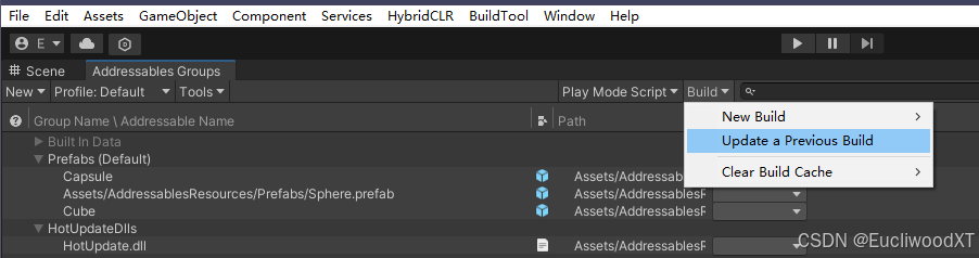 【Unity】HybridCLR和Addressable_unity hybridclr-CSDN博客
