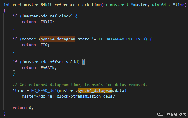 igh ethercat 同步报文_igh dc同步sync0-CSDN博客