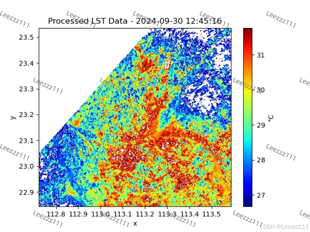 遥感IDL语言及Python保姆式提取ECOSTRESS高分辨率日地表温度70m栅格数据的方法_ecostress地表温度-CSDN博客