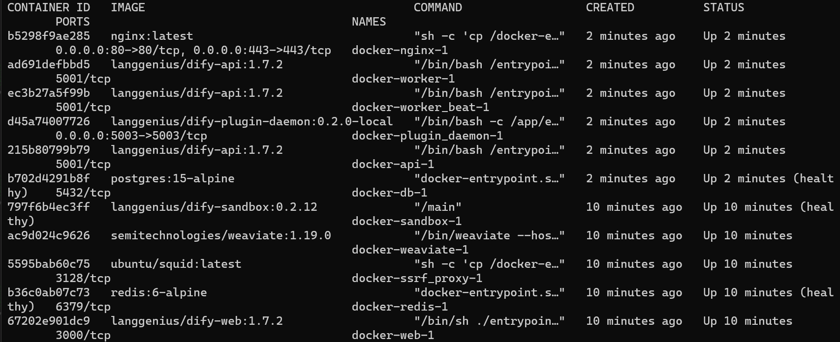 Windows平台上安装WSL和docker和Dify问题总结_dependency failed to start: container docker-db-1 -CSDN博客