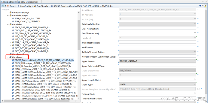 AUTOSAR CAN协议栈-应用通讯-Com配置-基于Davinci Configurator和TC397硬件平台_autosar signal notification-CSDN博客