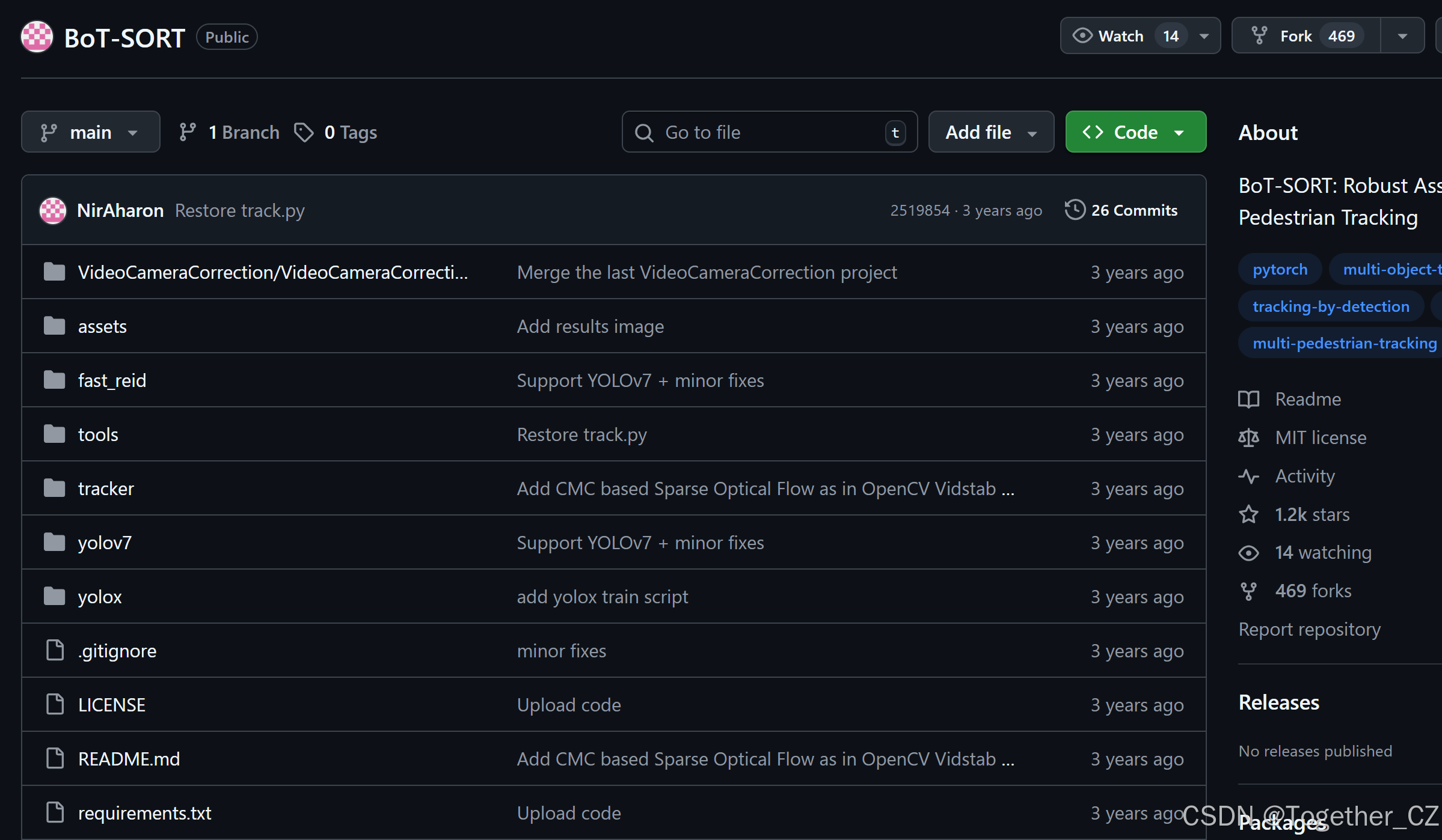 BoT-SORT: Robust Associations Multi-Pedestrian Tracking——鲁棒关联多行人跟踪-CSDN博客