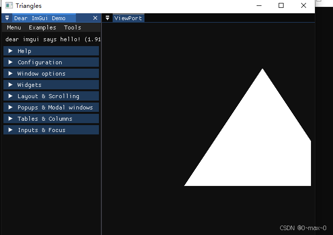 OpenGL渲染结果移至ImGui窗口上_opengl imgui-CSDN博客