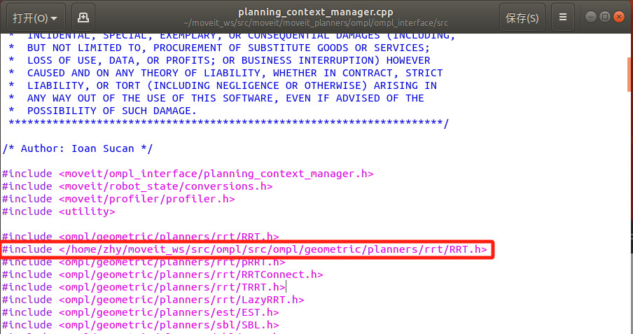 保姆级教程！源码安装moveit实现auboi5自定义路径规划算法_源码安装moveit和ompl-CSDN博客