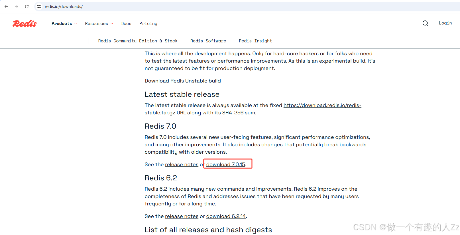 Redis7【安装使用篇】01：Redis7.0 安装部署以及AOF变化_redis7下载-CSDN博客