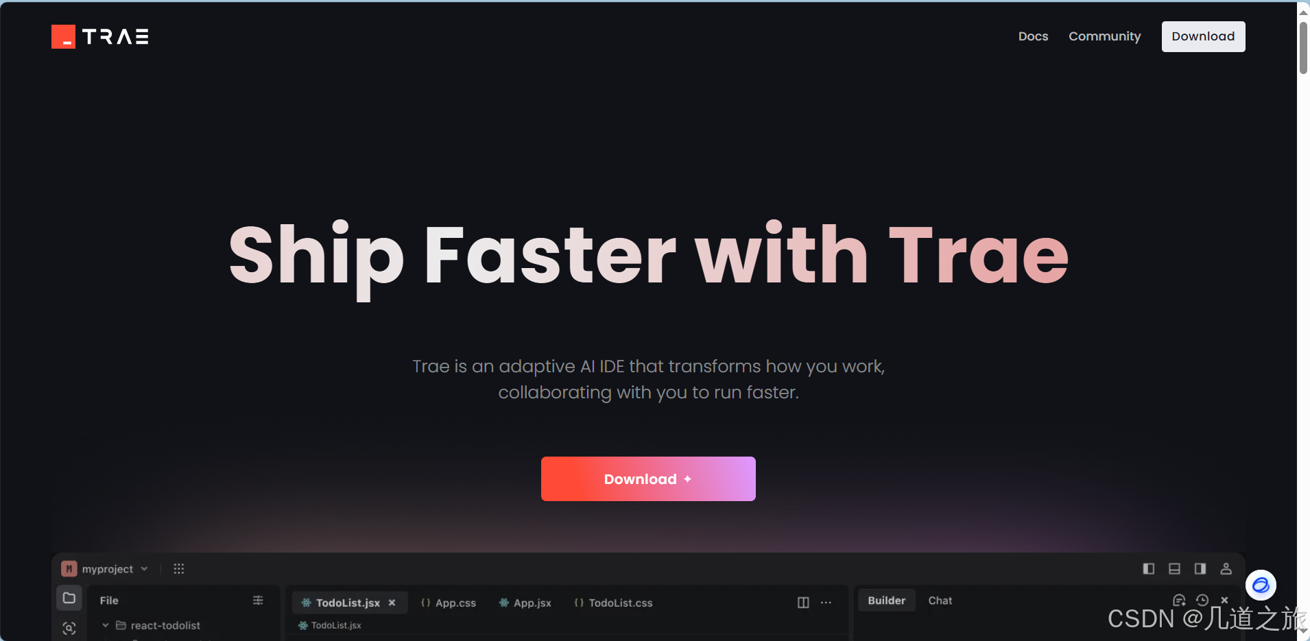 字节AI编程，TRAE，对标cursor：试了，暂不支持windows[特殊字符]_tare cursor-CSDN博客