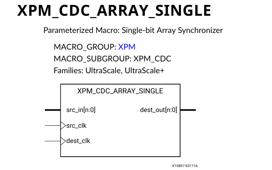 UG974时钟同步原语 XPM_CDC_SINGLE，XPM_CDC_ARRAY_SINGLE-CSDN博客