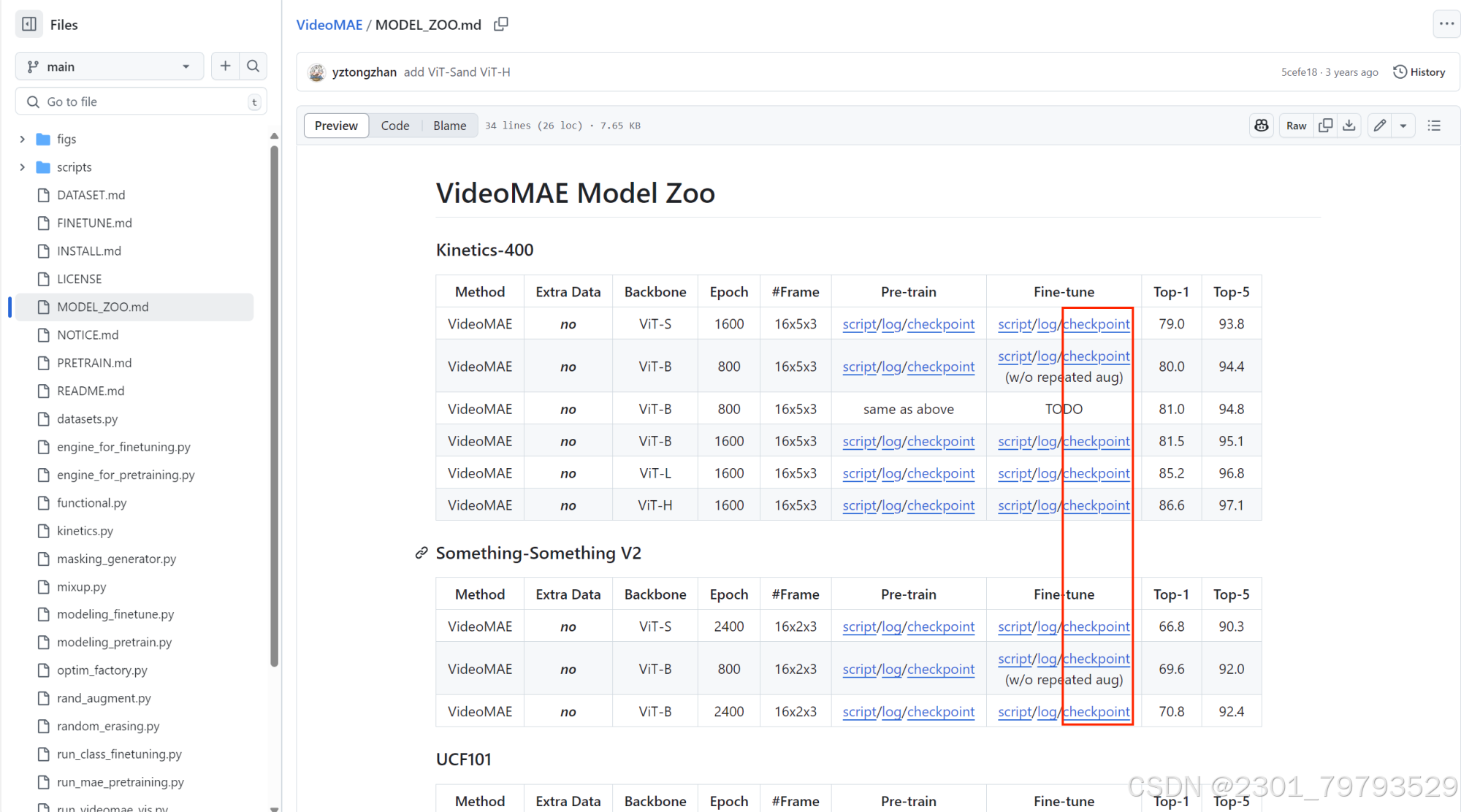 【视频动作分类】VedioMae调用教程+代码分享_怎么使用videomae推理-CSDN博客