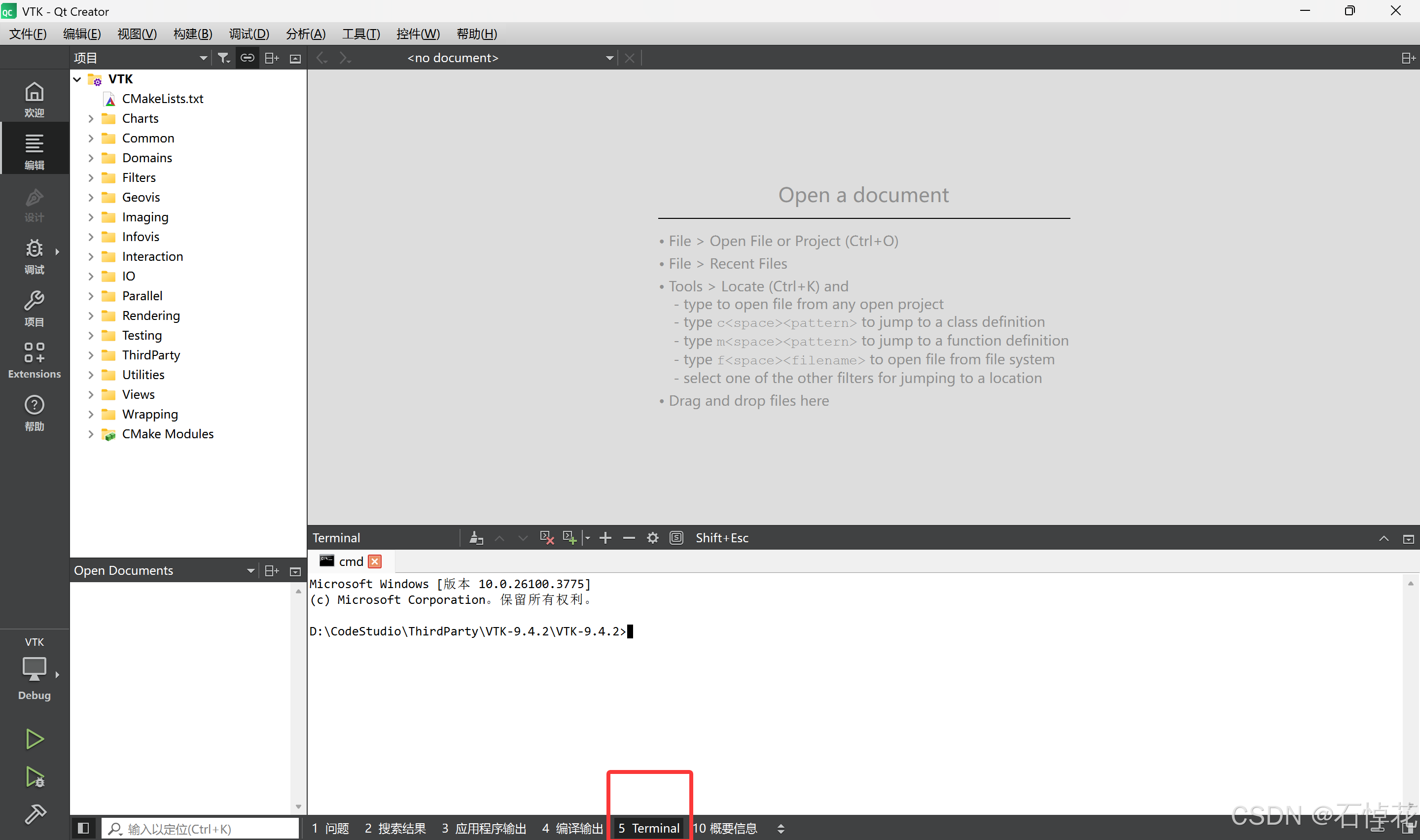 QT Creator(MSVC2022)从源码编译和使用VTK 9.4.2_mingw编译vtk-CSDN博客