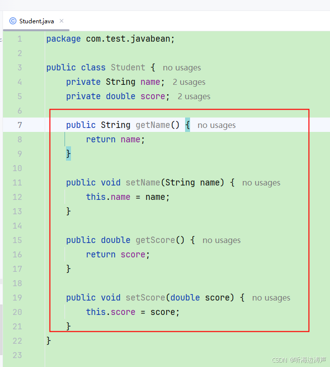在IDEA中怎么快速生成Java成员变量的setter和getter方法_idea自动生成getter和setter方法-CSDN博客