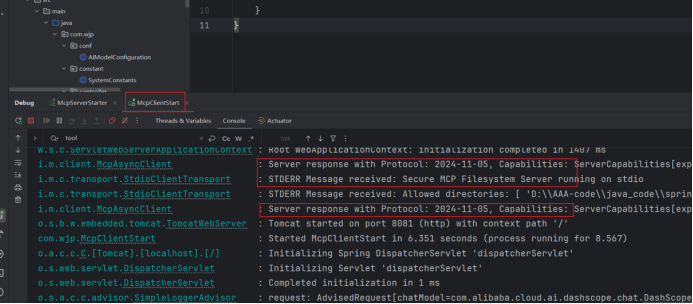 SpringAI实现MCP Server和MCP Client_spring ai mcp client-CSDN博客