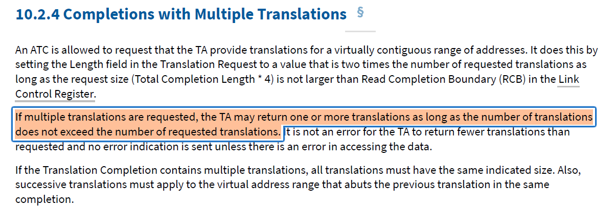 PCIE ATS (Address Translation Service）& RCB split related info-CSDN博客