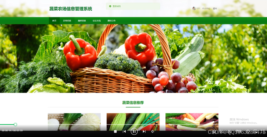 Vuejavawebpython的蔬菜农场信息管理系统数据可视化大屏djangoflask⁺springboot Csdn博客