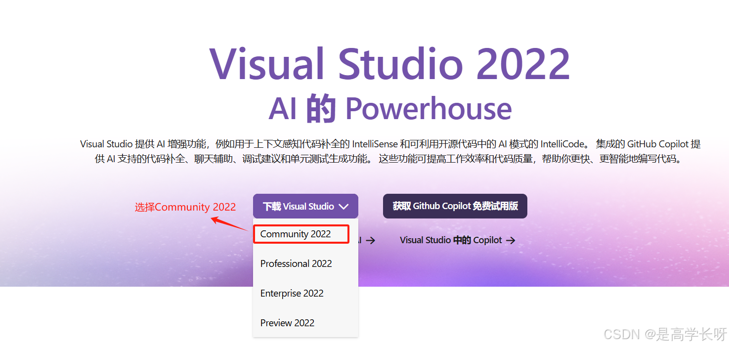 1. Visual Studio2022安装教程_vs2022下完了从哪打开-CSDN博客
