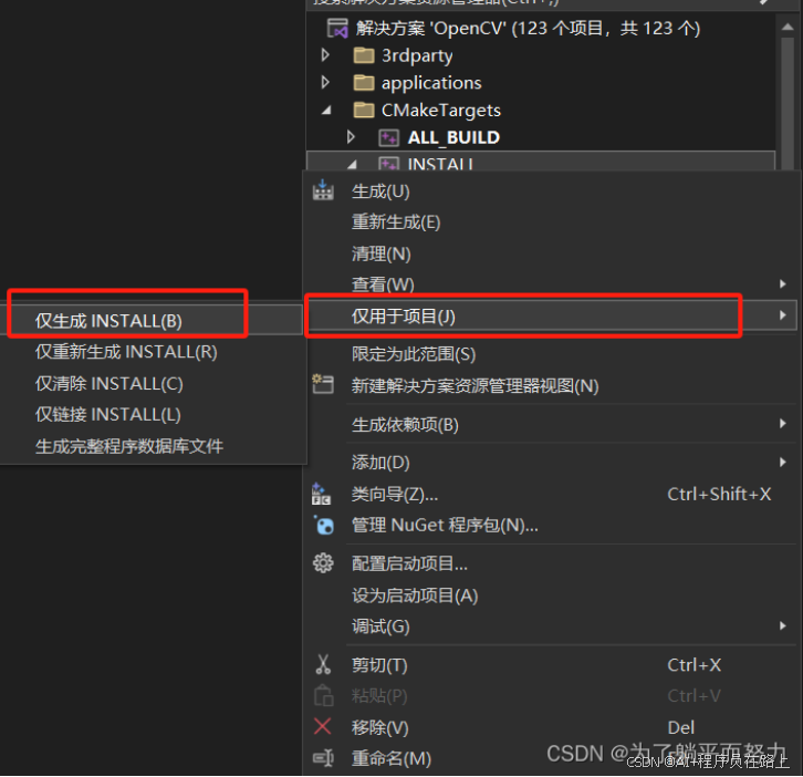 cmake与VS编译opencv_cmake+vs2022 编译opencv4.10-CSDN博客