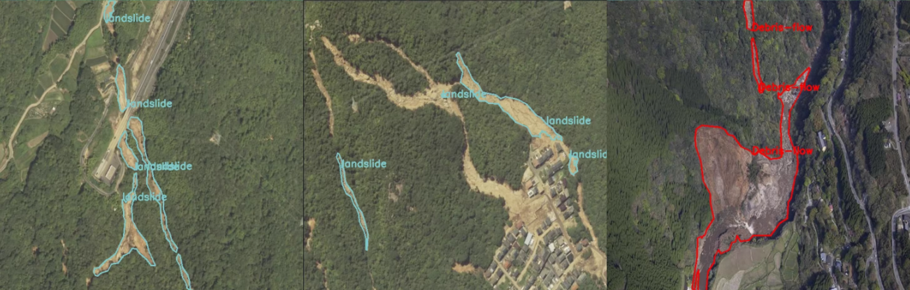 基于 语义分割模型使用 Segmentation Models U Net Deeplabv3来完成任务训练遥感滑坡及泥石流分割数据集完成对泥石流滑坡数据集的分割deeplabv3