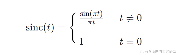 数字信号处理Python示例（15）生成Sinc函数_python sinc函数-CSDN博客