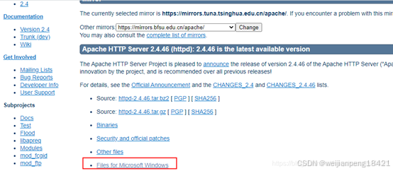 Windows环境下使用不同端口同时安装多个Apache htttpd服务与站点配置（前端项目快速发布）_apache windows-CSDN博客