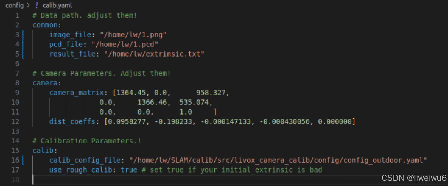 雷达相机联合标定代码livox_camera_calib使用记录-CSDN博客