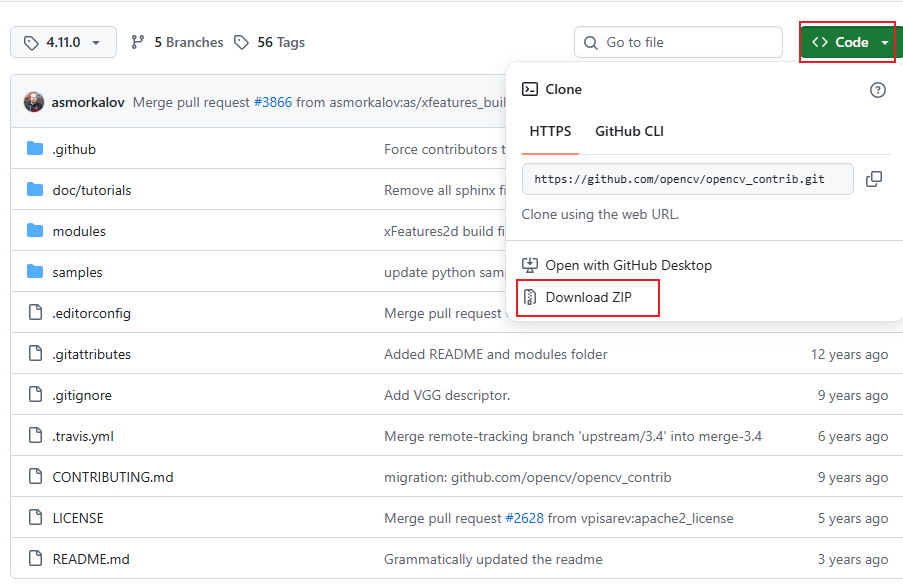 [OpenCV]win10+opencv4.11.0+opencv_contrib+cmake详细编译记录_opencv4.11.0下载-CSDN博客