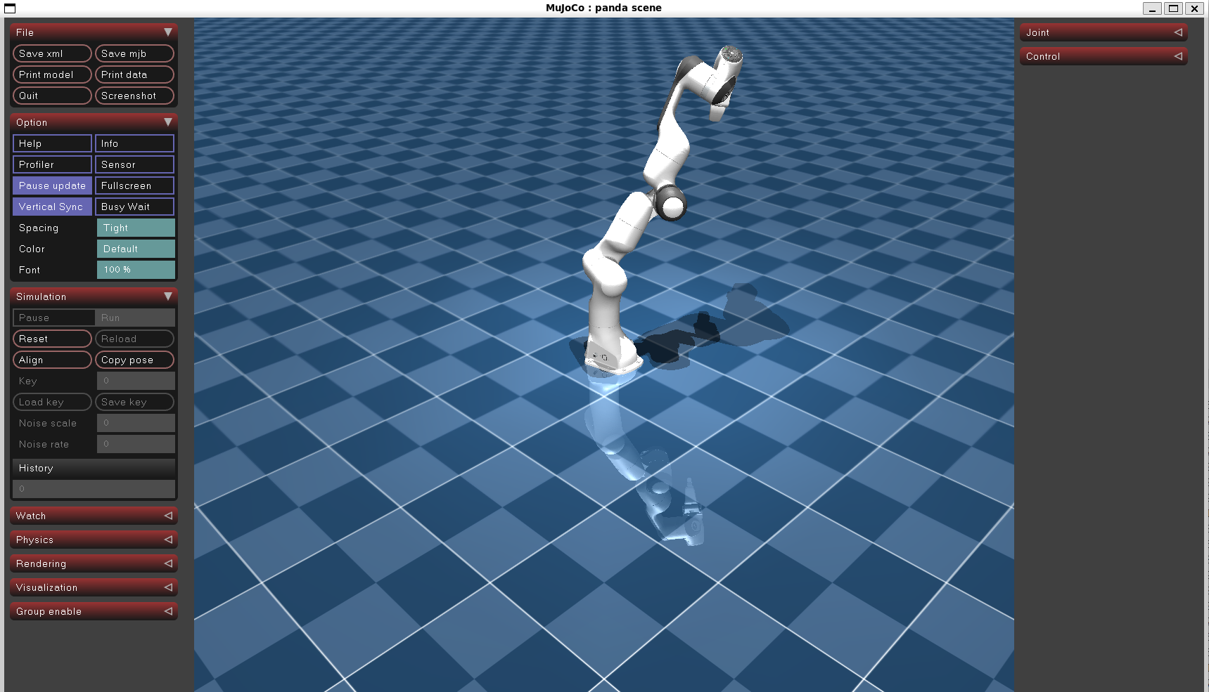 MuJoCo + OMPL 进行Panda机械臂关节空间的RRT路径规划_ompl 机械臂 路径规划-CSDN博客
