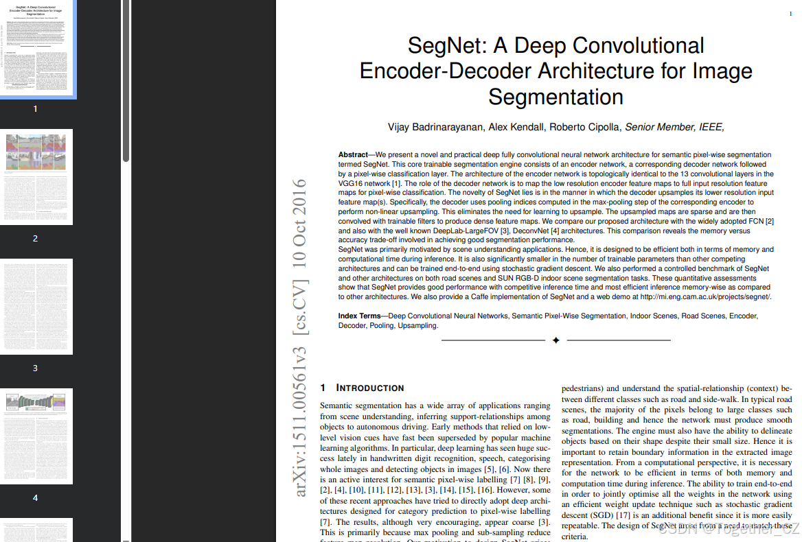 SegNet: A Deep Convolutional Encoder-Decoder Architecture for Image ...