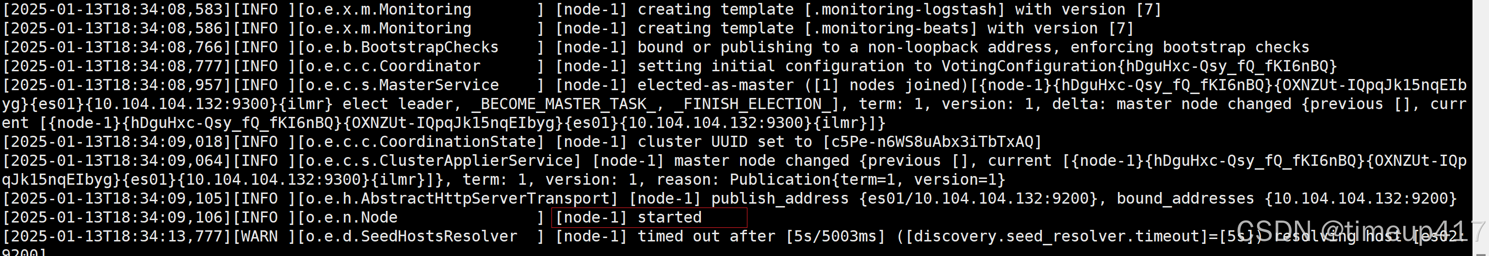 集群部署ES_es7.17.6-CSDN博客
