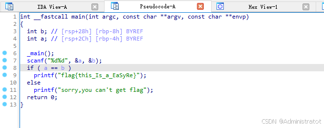 IDA详细使用 笔记（Win 10系统）_ida下导出函数如何看pseudocode视图-CSDN博客