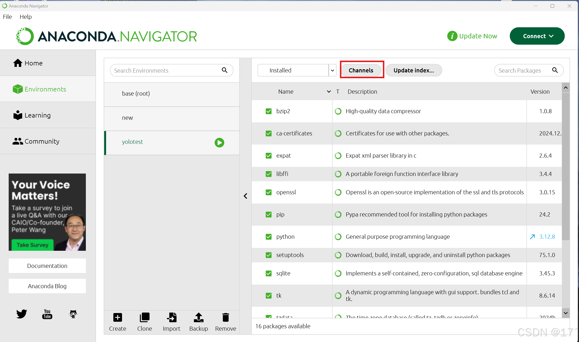YOLOv8从菜鸟到精通(一):YOLOv8安装和配置_yolo8-CSDN博客