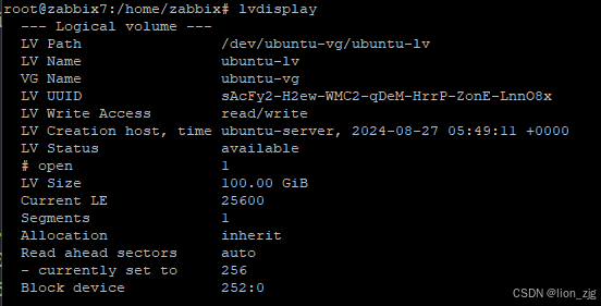 ubuntu系统盘扩容_ubuntu--vg-ubuntu--lv只有100g-CSDN博客