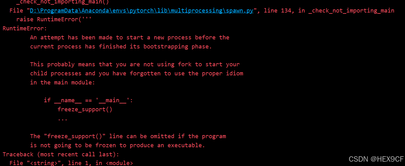 【Python】RuntimeError: An attempt has been made to start a new process before the current process ...