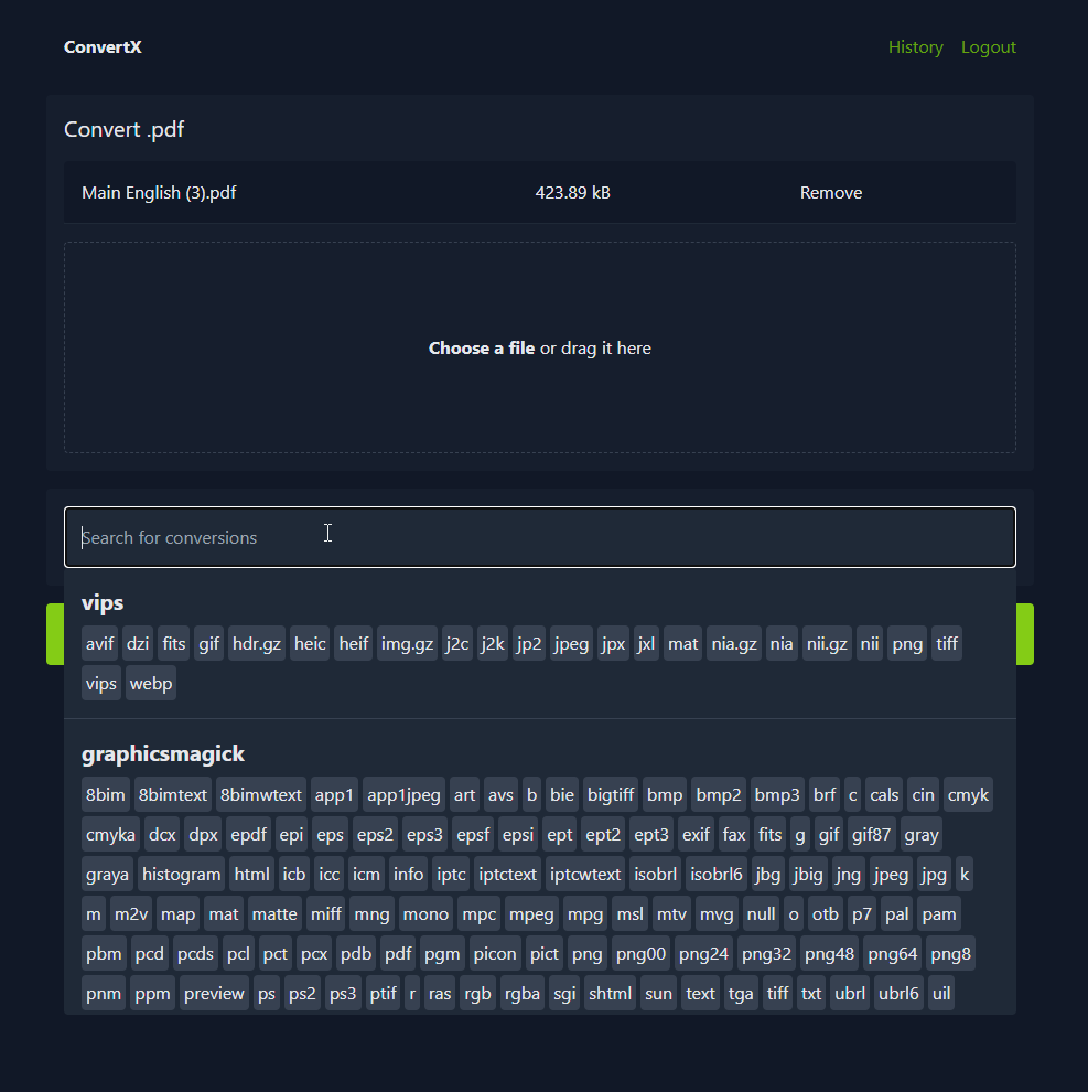 【GitHub项目推荐--ConvertX：自托管在线文件转换平台】_github convertx-CSDN博客