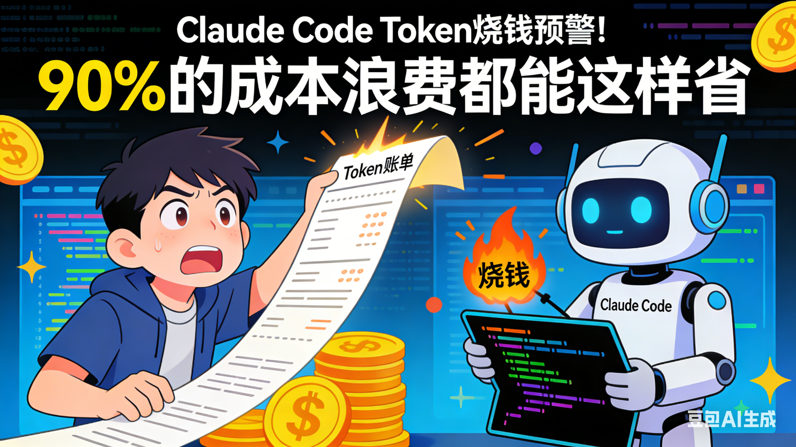 Claude Code Token烧钱预警！90%的成本浪费都能这样省_claude pro版本 token-CSDN博客