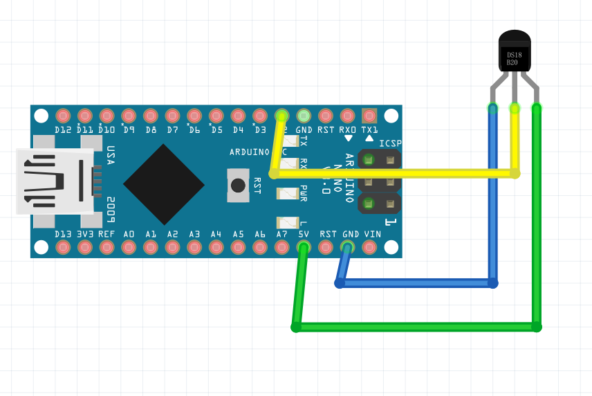 用18b20实现串口显示 学号姓名温度”，arduino Nano板arduino Nano 串口 Csdn博客