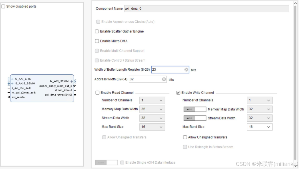 [米联客-XILINX-H3_CZ08_7100] FPGA_SDK高级篇连载-03PL发数据到PS方案(DMA)_width of buffer length register改成18-CSDN博客