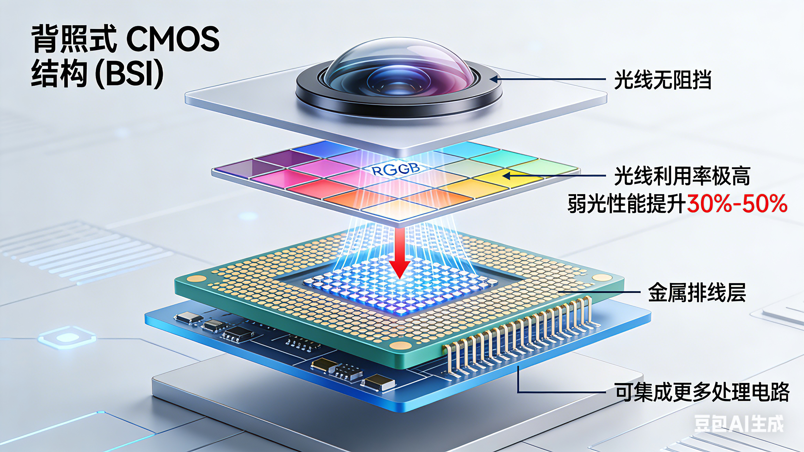 堆栈式 CMOS、背照式 CMOS 和传统 CMOS 传感器的区别_背照式cmos和堆栈式cmos-CSDN博客