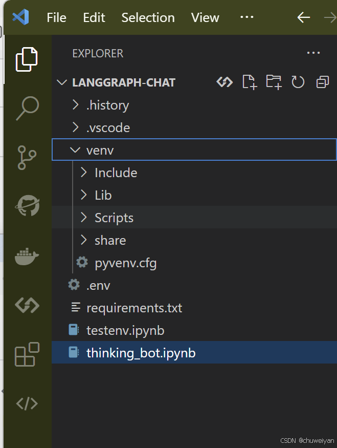 【工程化实践】VSCode Python全栈配置：LangGraph框架开发指南_vscode langgraph-CSDN博客