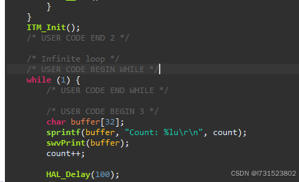 STM32CubeIDE的SWV功能 printf到ITM的重定向 芯片STM32H7R7_stm32 swv-CSDN博客