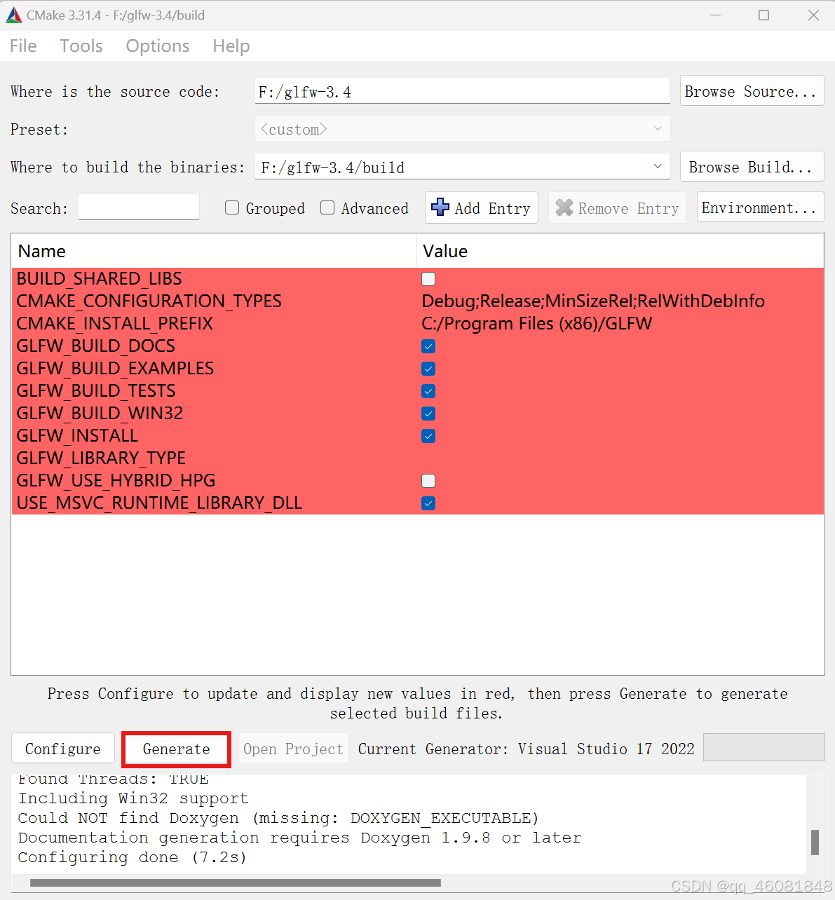 OpenGL学习笔记①（入门配置——GLFW和GLAD配置）-CSDN博客