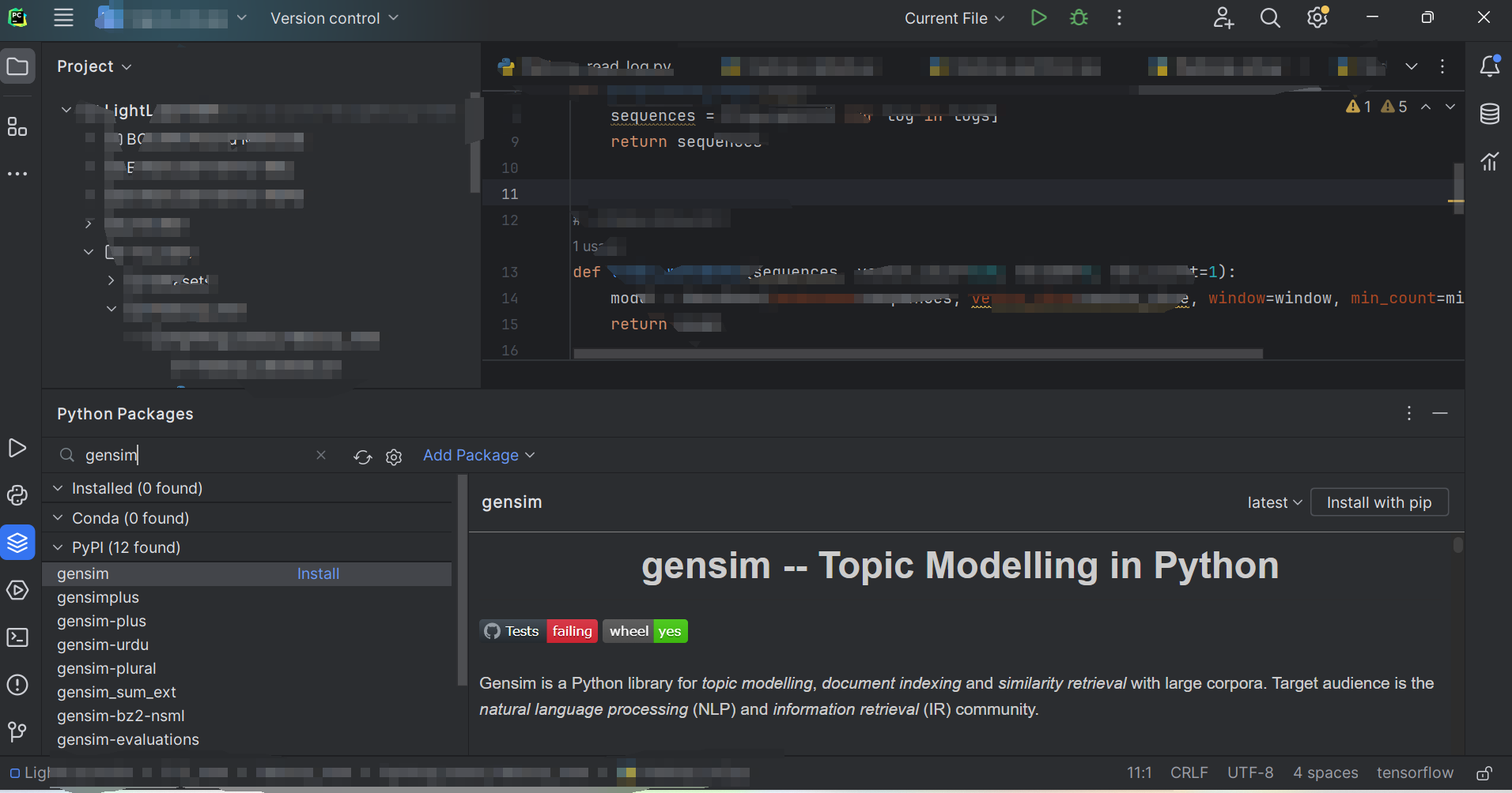 安装gensim，pycharM_gensim安装-CSDN博客