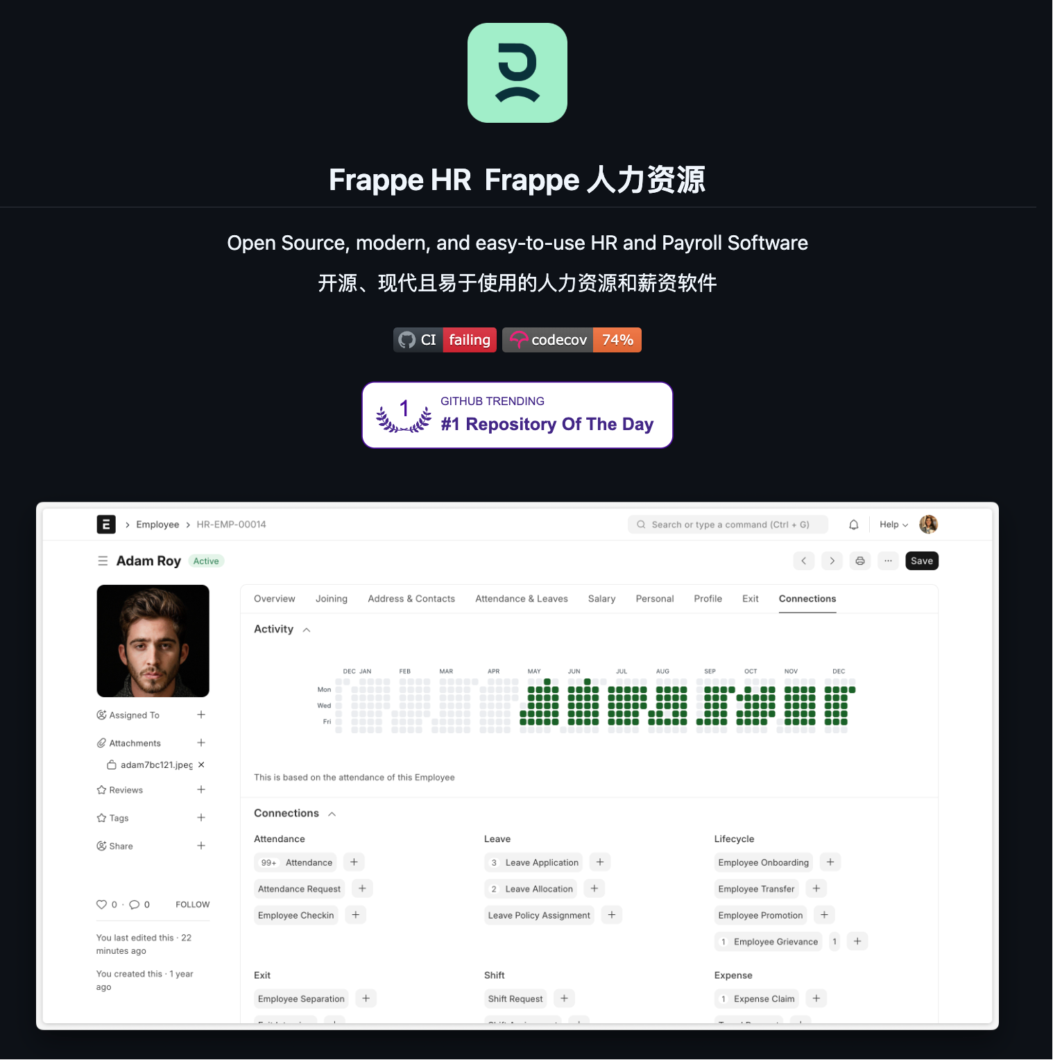 【GitHub项目推荐--Frappe HRMS：开源人力资源与薪资管理系统】_frappe cloud部署-CSDN博客